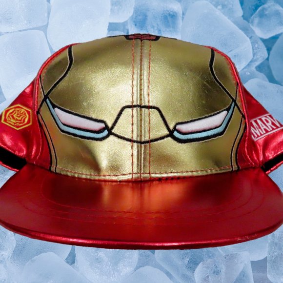 Disney | Accessories | Marvel Avengers Iron Man Glossy Snapback Disney ...